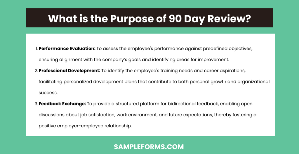 FREE 18+ 90 Day Review Form Samples, PDF, MS Word, Google Docs