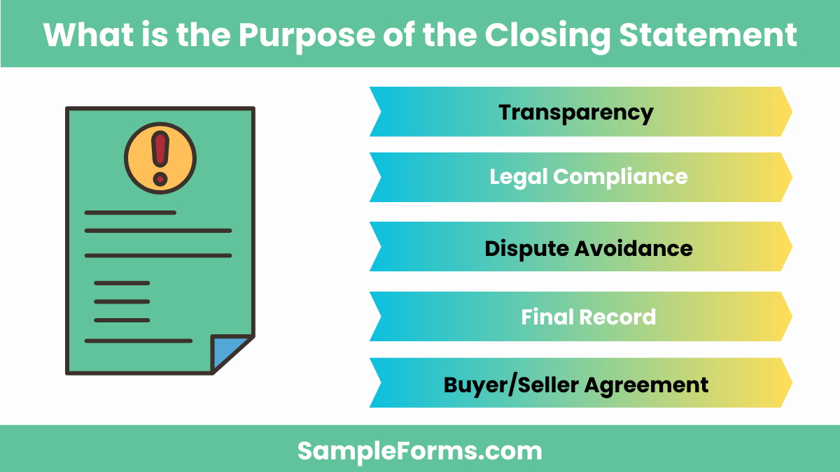 FREE 14+ Closing Statement Forms in PDF | MS Word