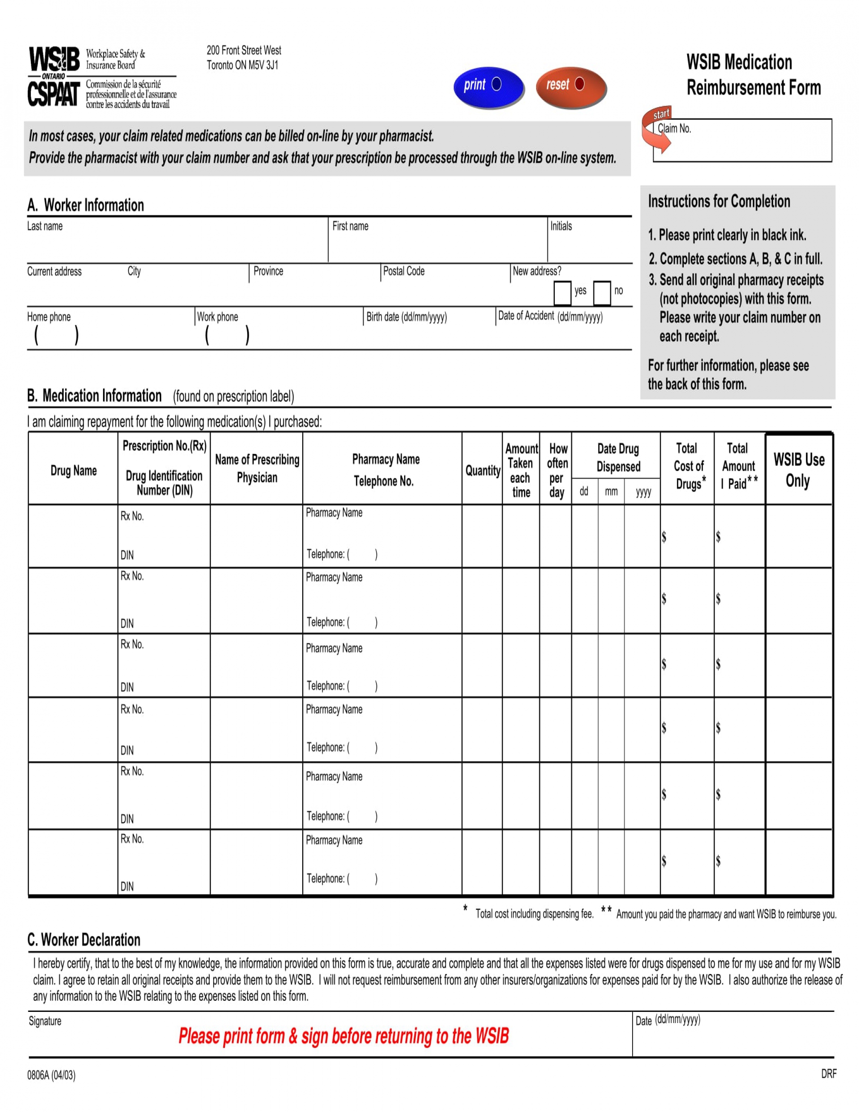 FREE 14+ Employee Medical Reimbursement Forms in PDF