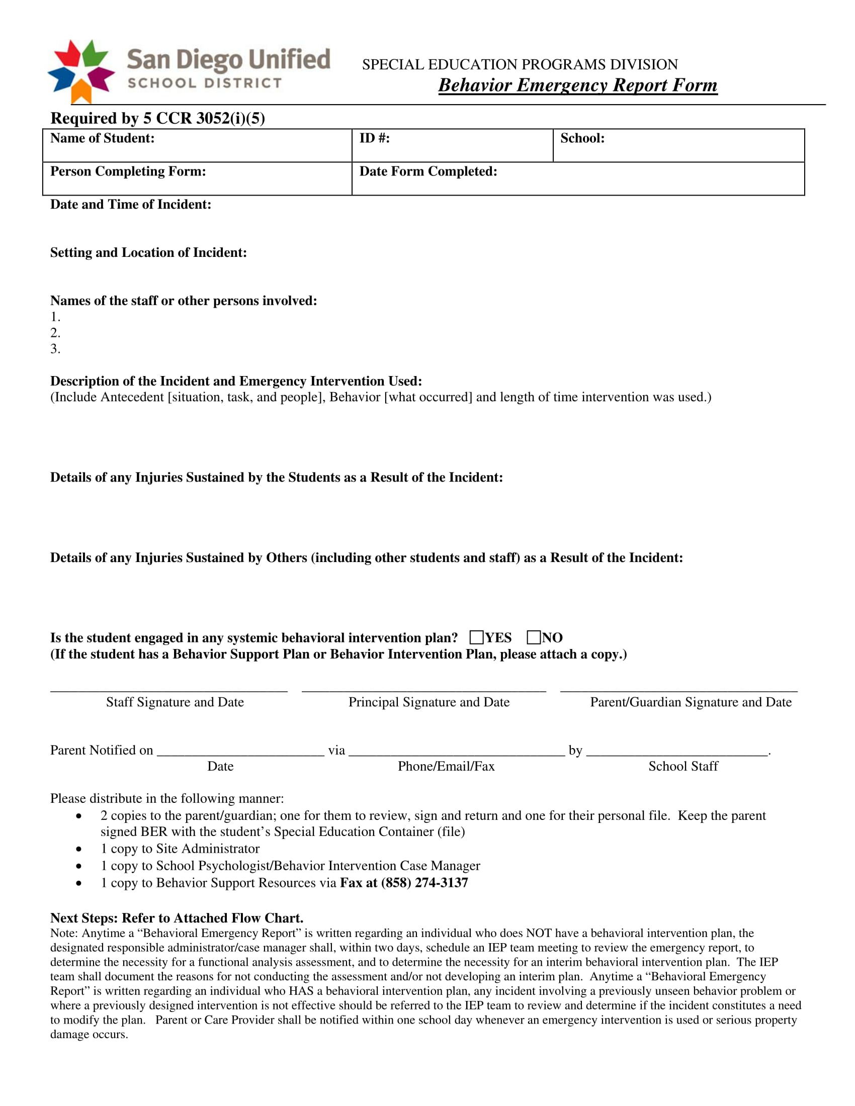 FREE 17+ Behavior Report Form Samples, PDF, MS Word, Google Docs
