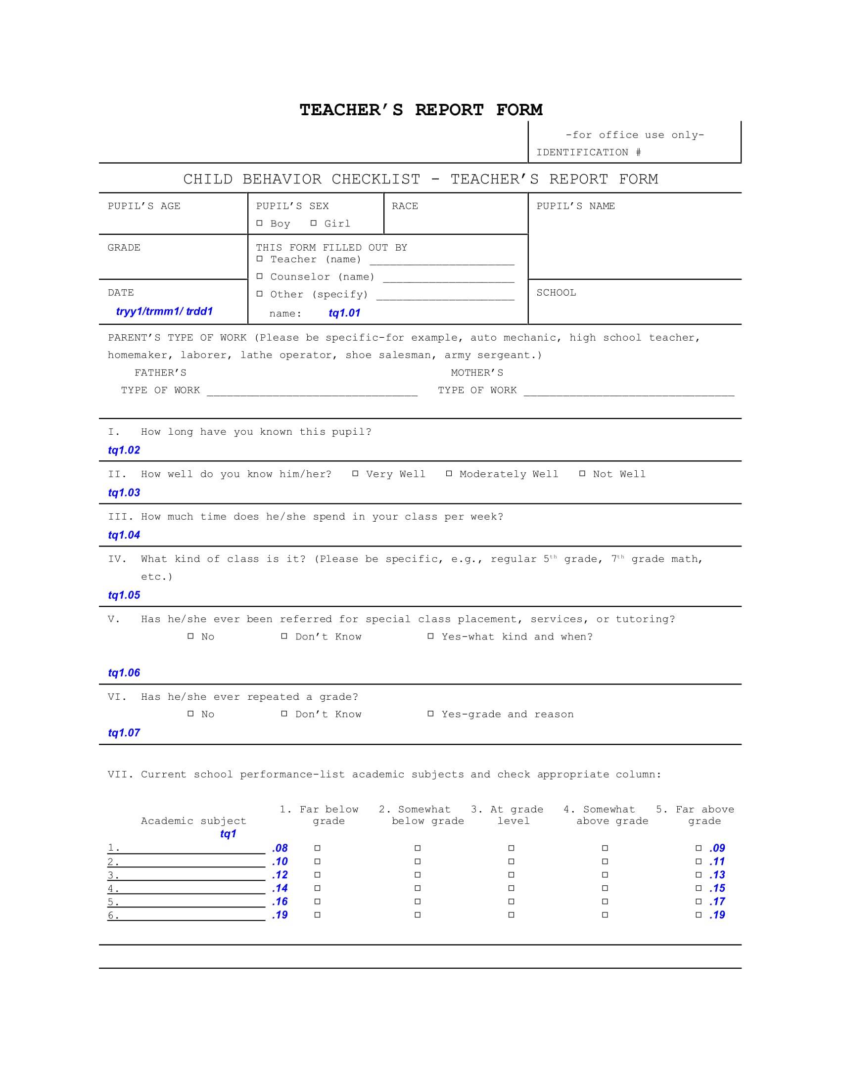 FREE 14+ Teacher Report Forms in PDF