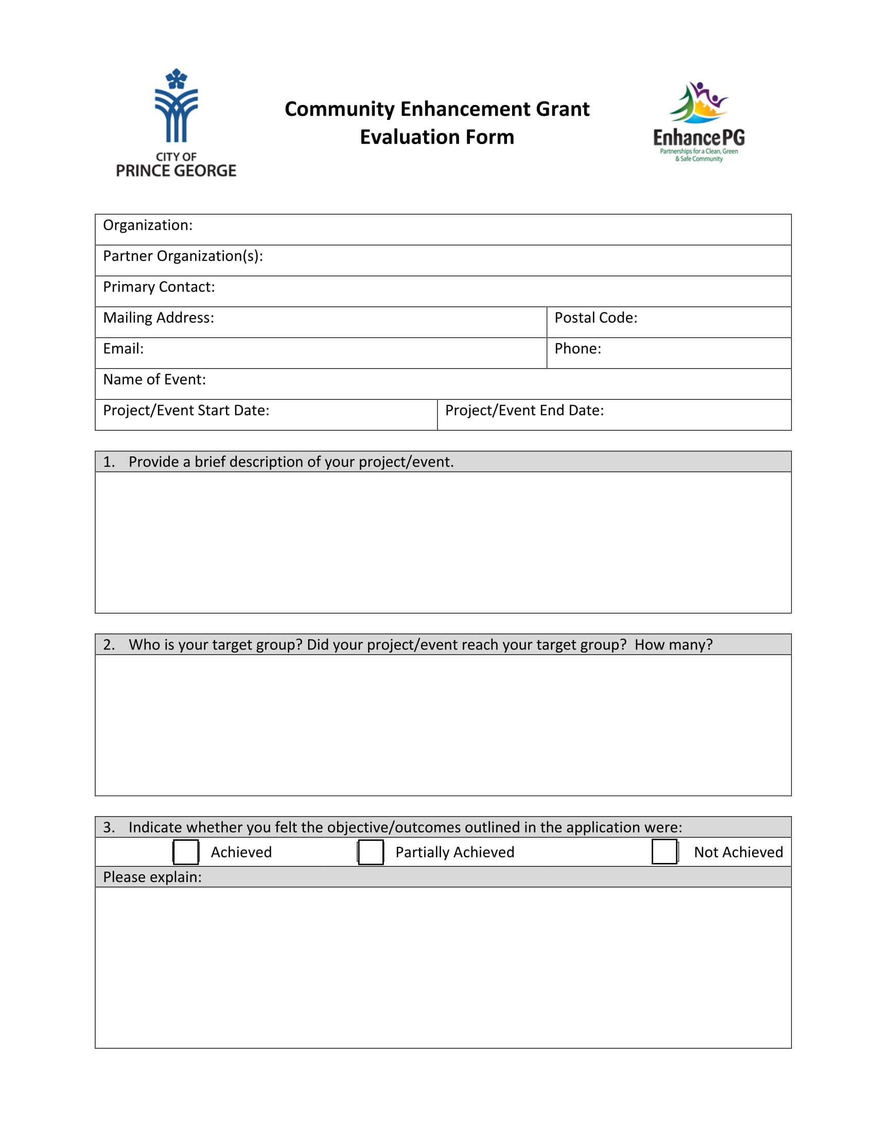 FREE 15+ Grant Evaluation Forms in PDF | MS Word