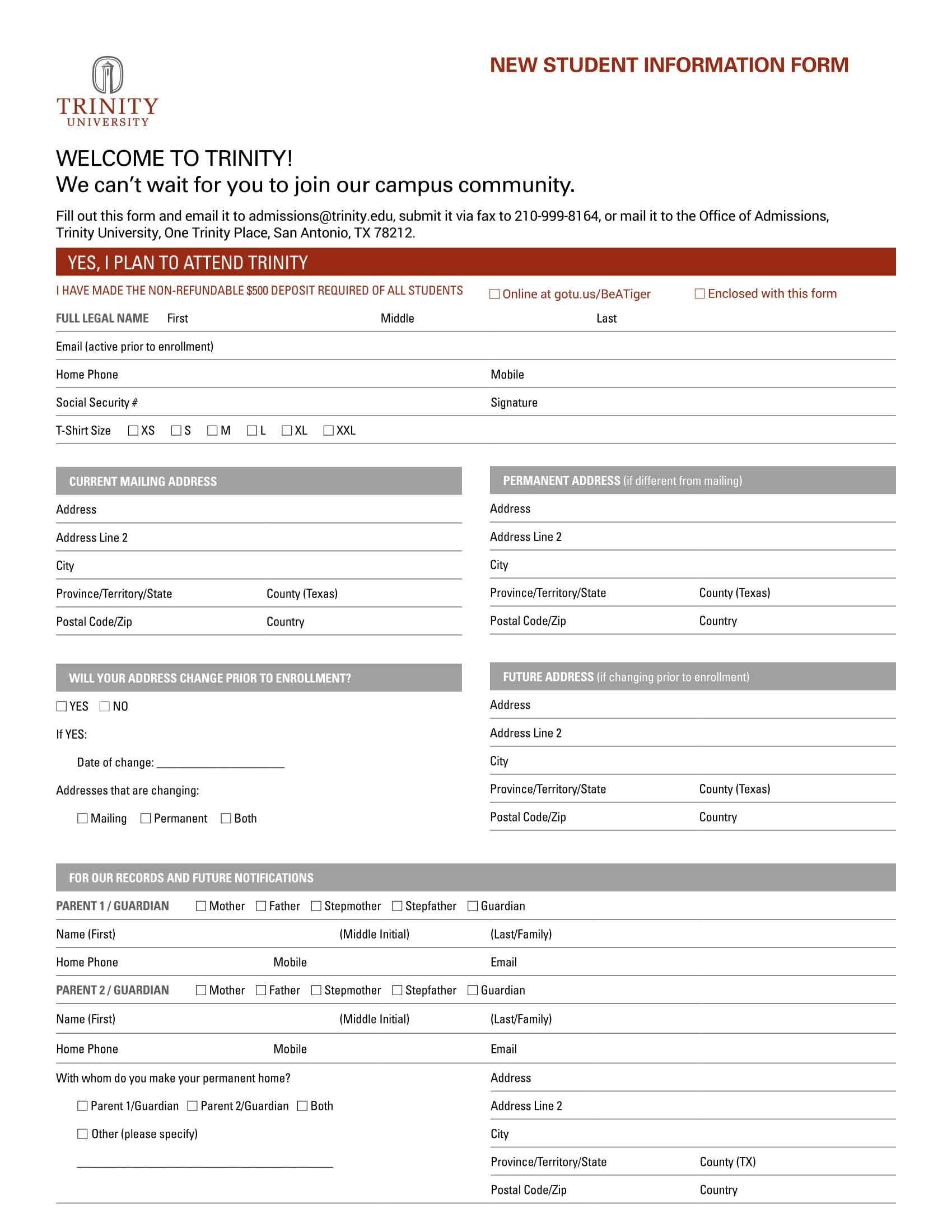 FREE 18+ Student Information Form Samples, PDF, Word, Google Docs