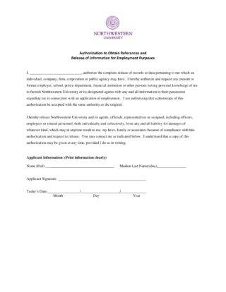 14+ Reference Request and Release Forms - Free Word, PDF Format