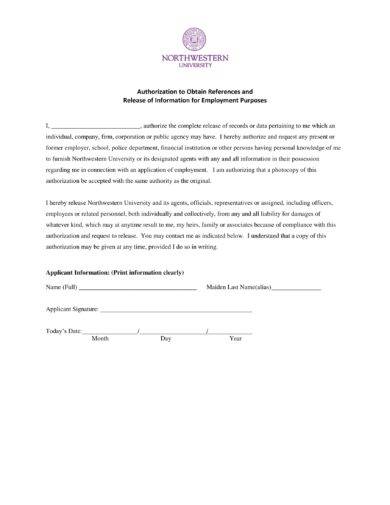 14+ Reference Request and Release Forms - Free Word, PDF Format