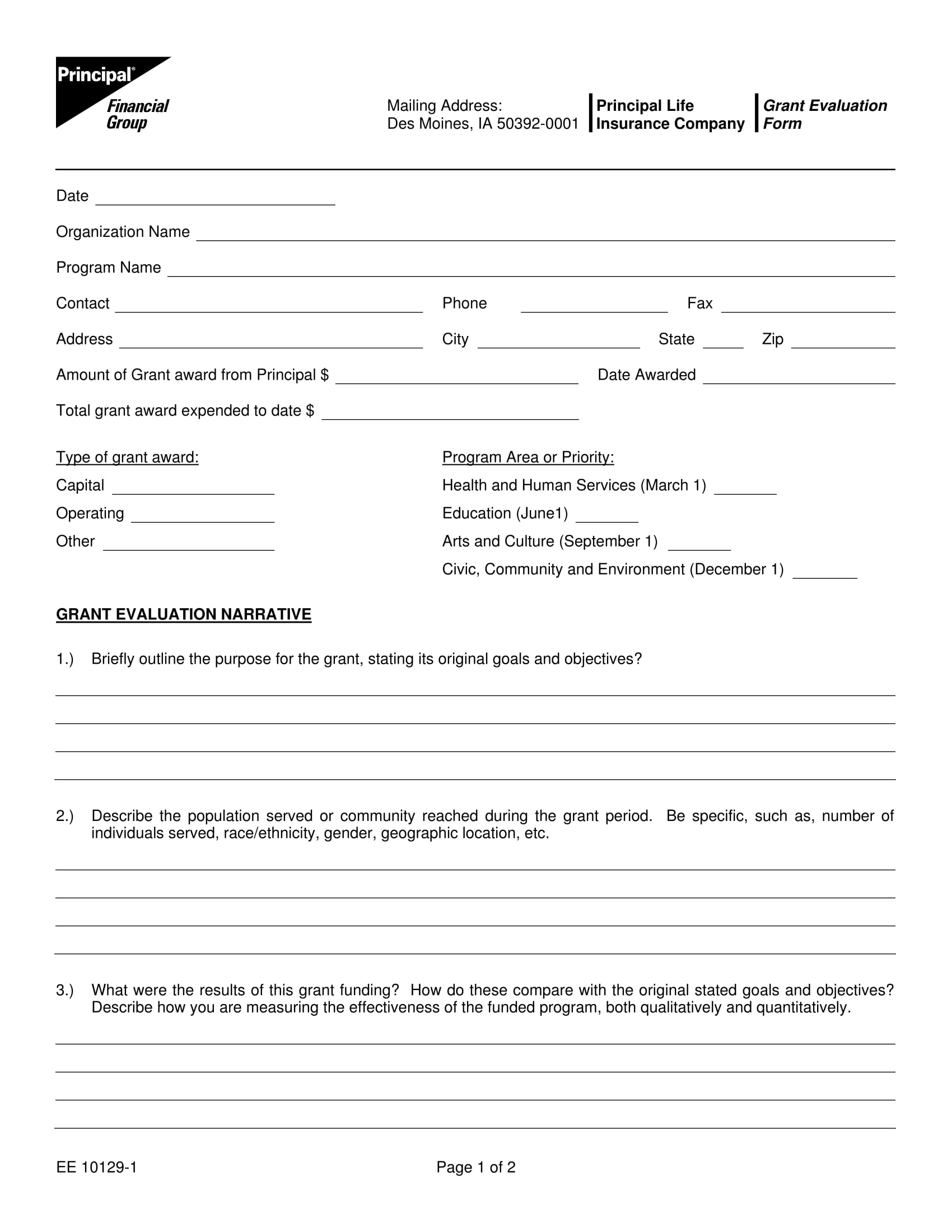 FREE 15+ Grant Evaluation Forms in PDF | MS Word