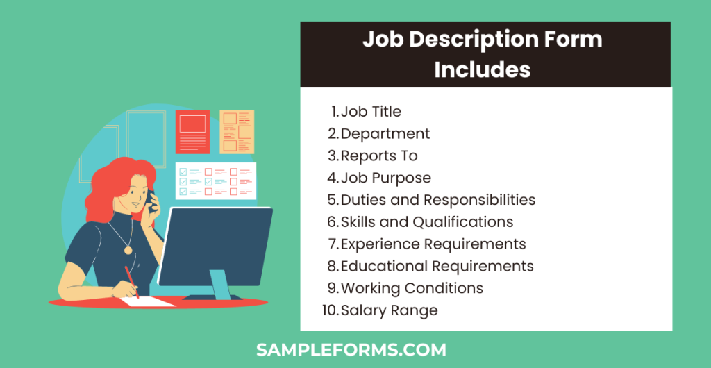 FREE 19+ Job Description Form Samples, PDF, MS Word, Google Docs