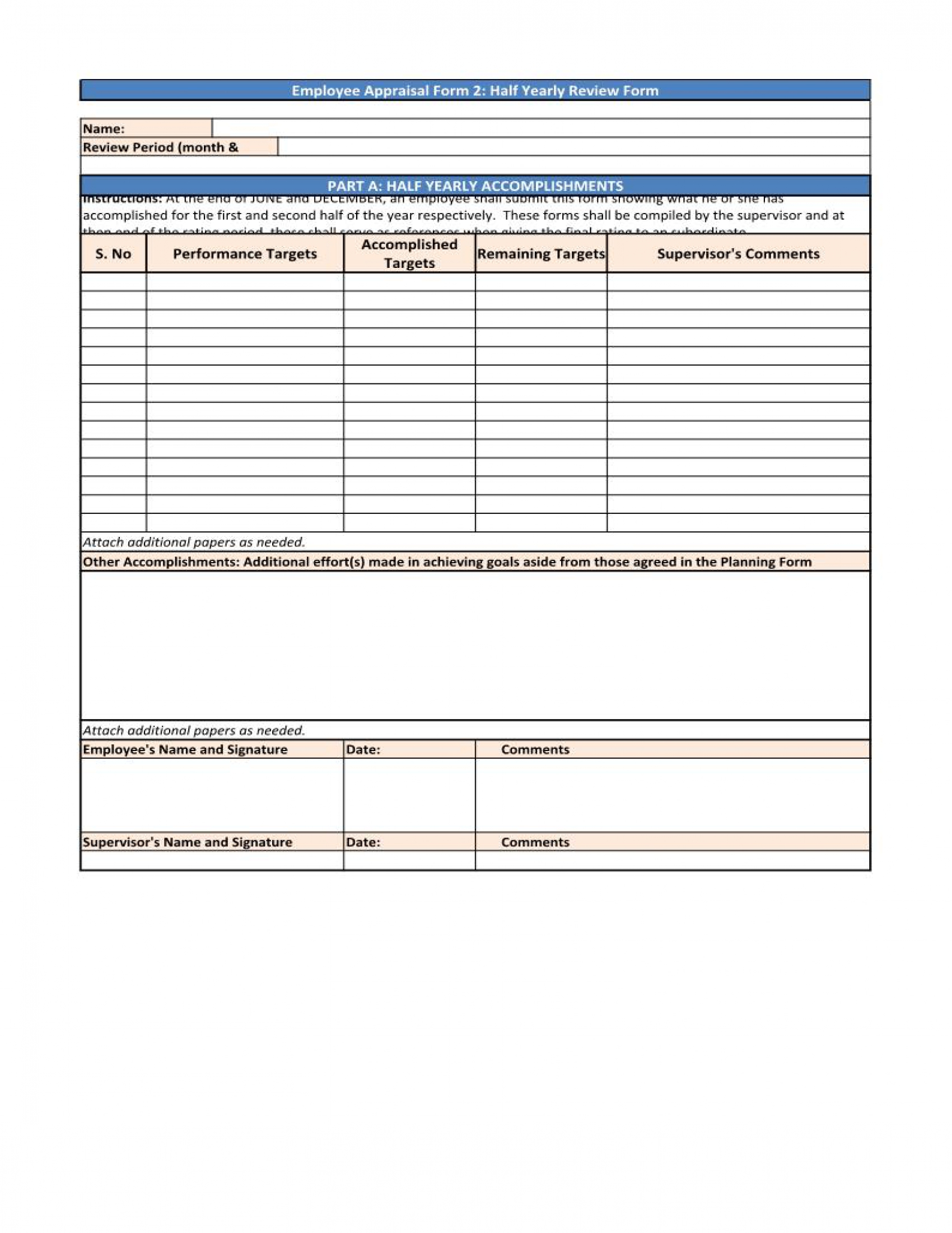 FREE 18+ Employee Appraisal Form Samples, PDF, MS Word, Google Docs, Excel