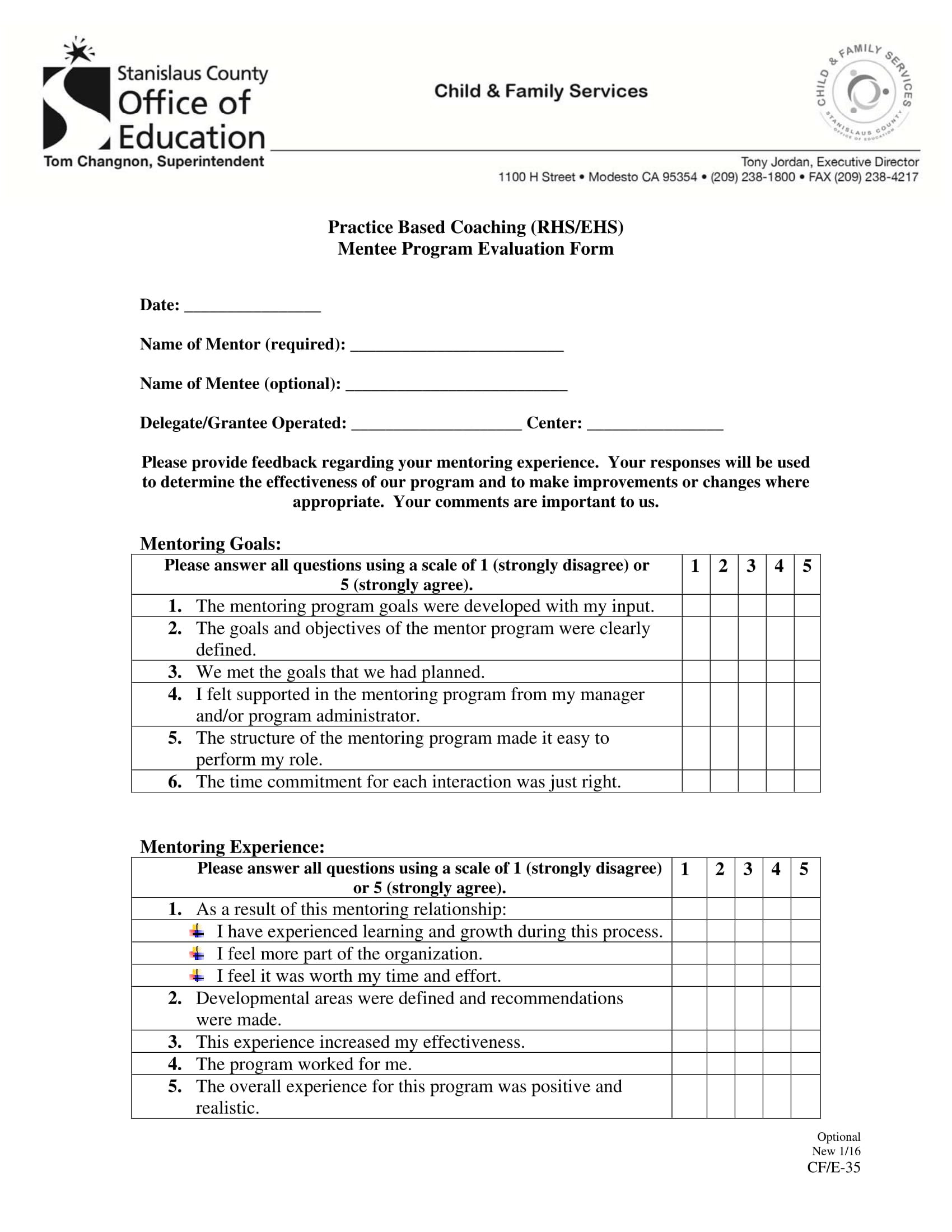 FREE 19+ Mentee Evaluation Form Samples, PDF, MS Word, Google Docs