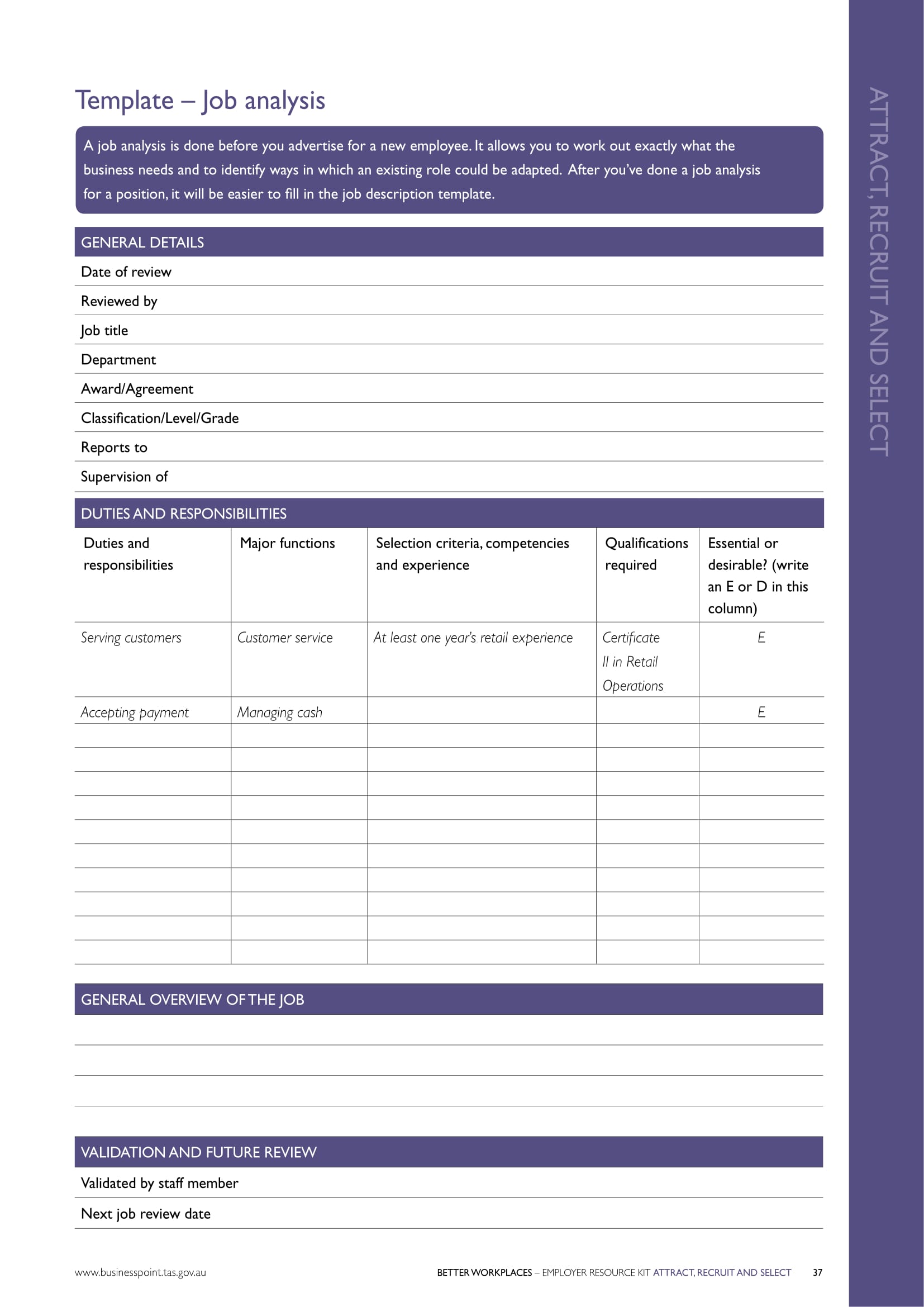 What Is Job Analysis Example At Curtis Hadley Blog