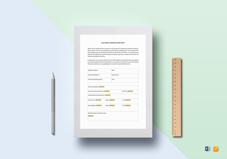 FREE 14+ Reference Phone Script Forms in PSD | PDF