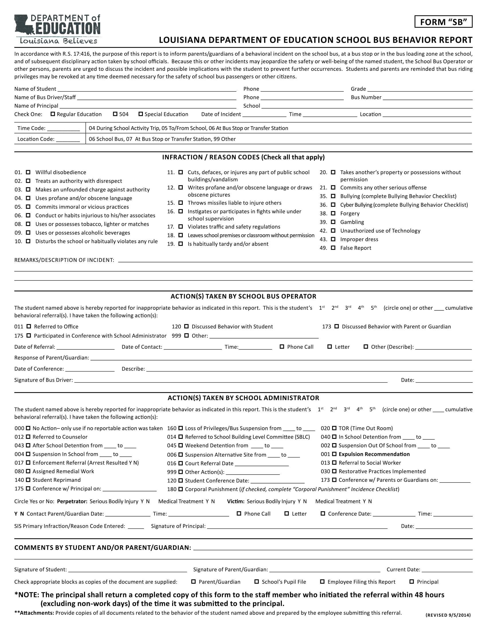 FREE 17+ Behavior Report Form Samples, PDF, MS Word, Google Docs