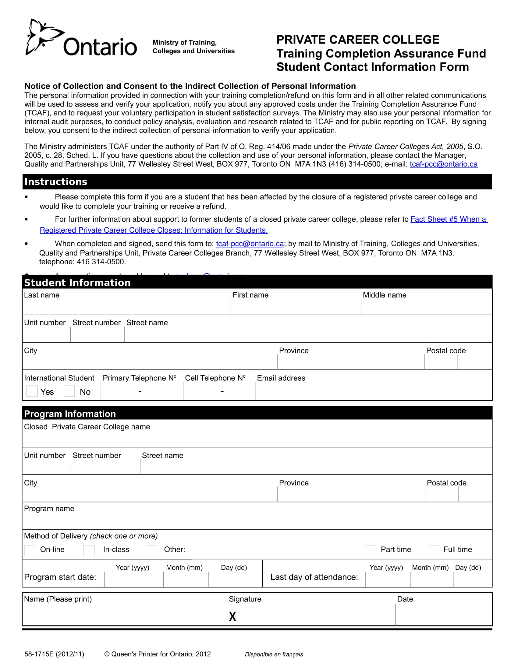 FREE 13+ Contact Information Forms in MS Word | PDF