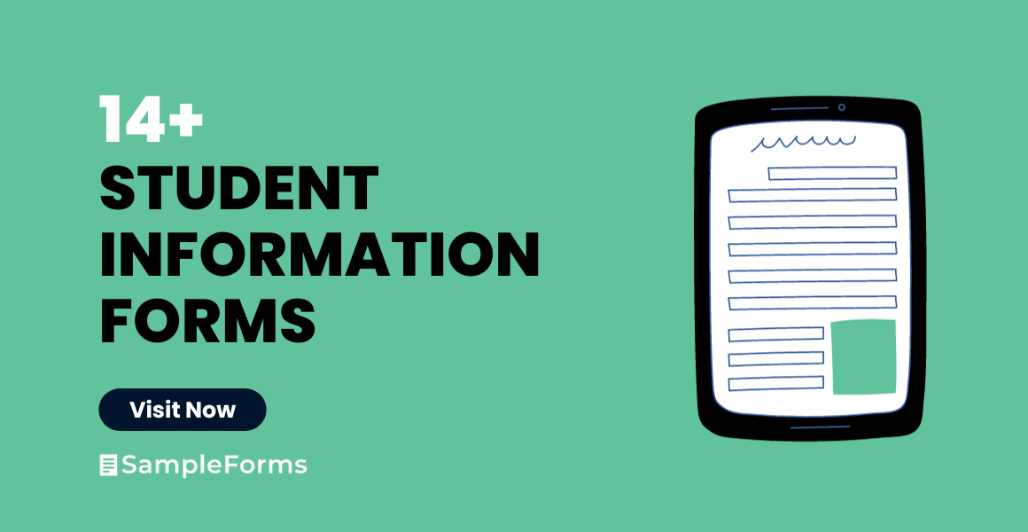 FREE 14+ Student Information Forms in MS Word | PDF
