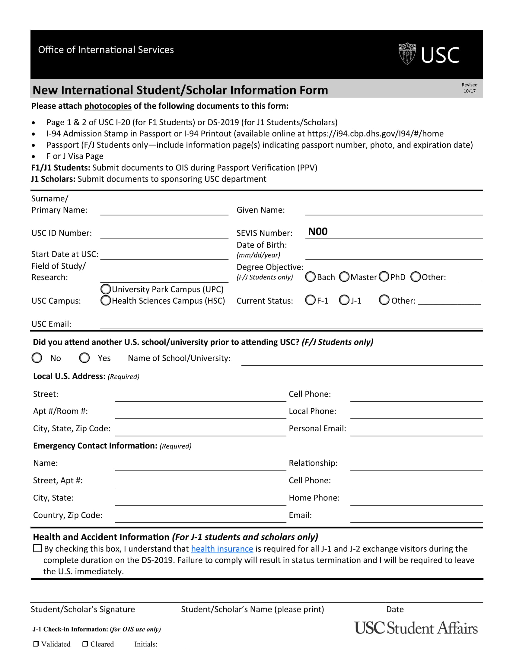 FREE 18+ Student Information Form Samples, PDF, Word, Google Docs