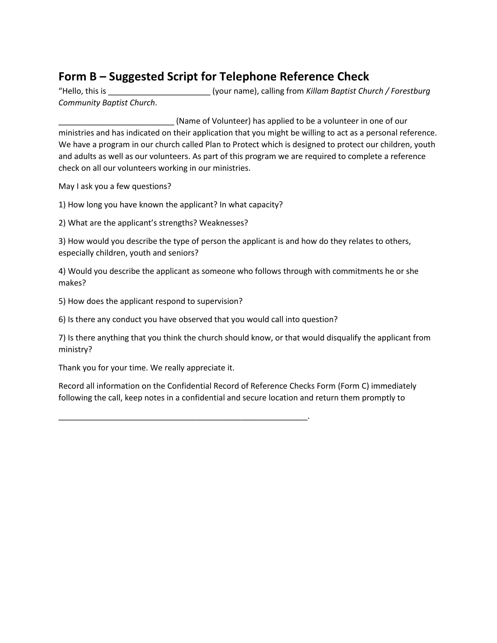 FREE 14+ Reference Phone Script Forms in PSD | PDF