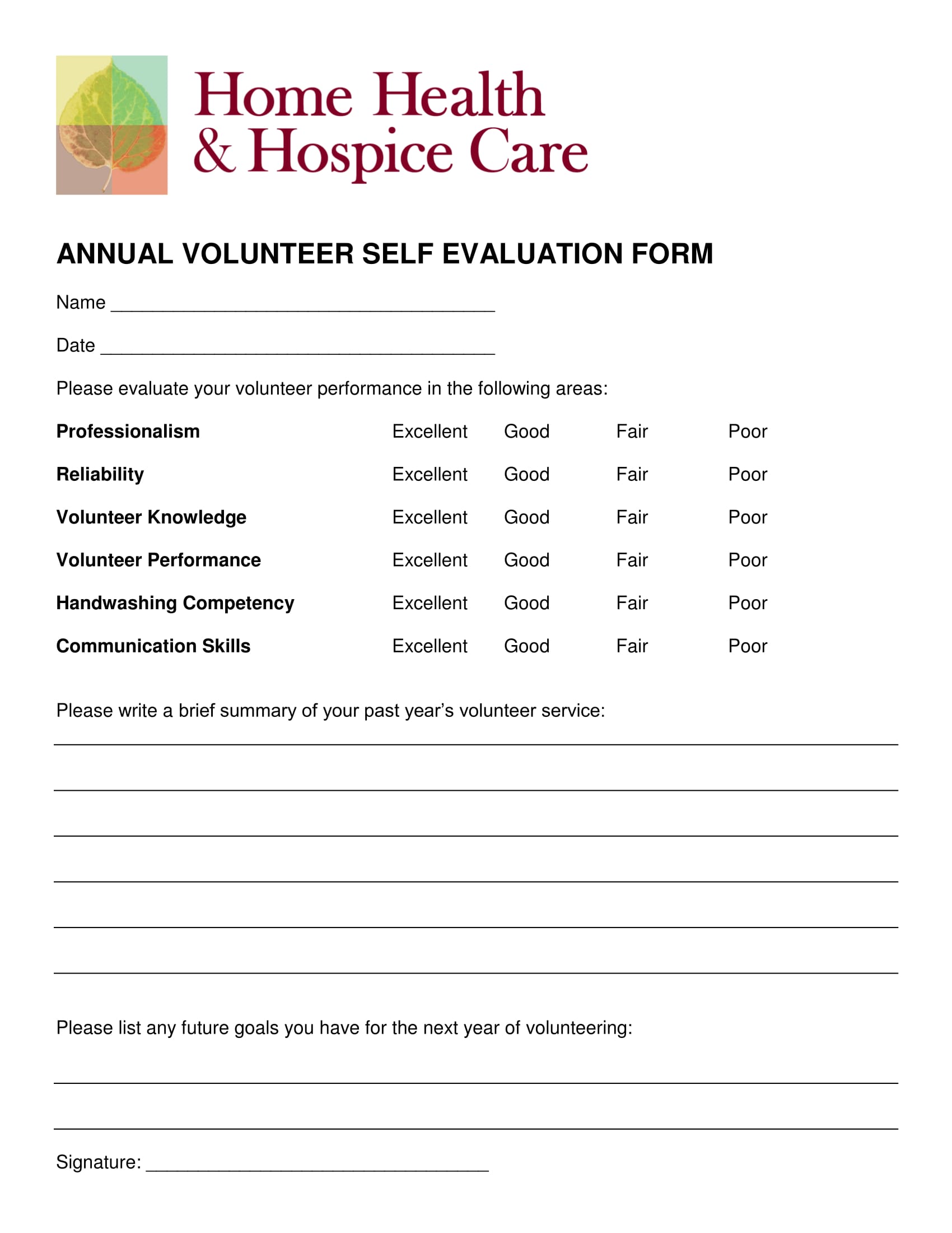 FREE 14+ Volunteer Evaluation Forms in PDF