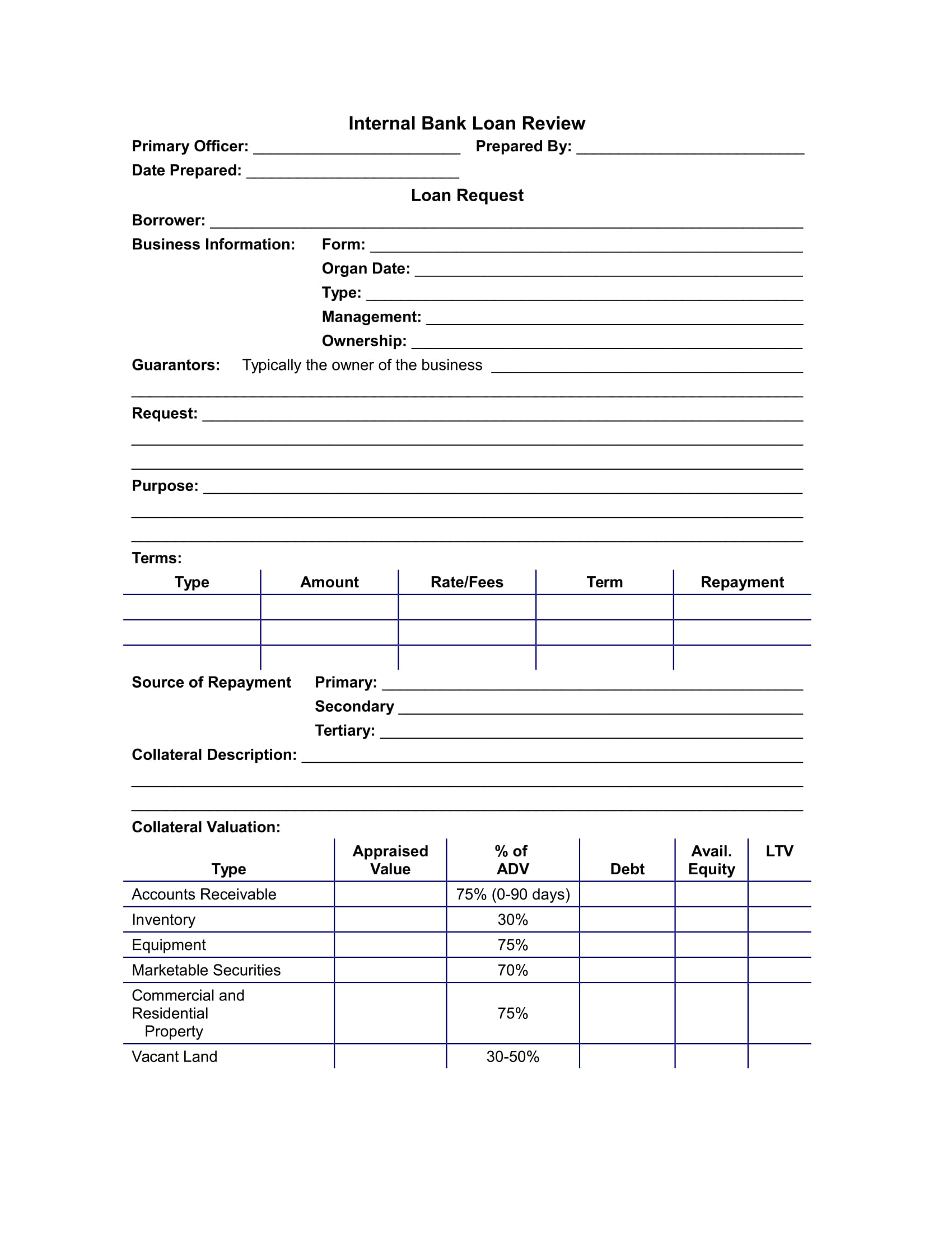 FREE 3+ Loan Application Review Forms in PDF | MS Word | Excel