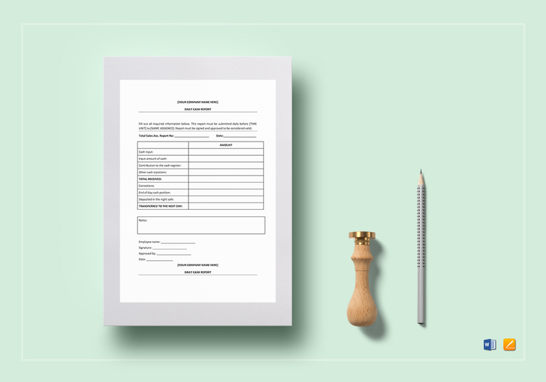 FREE 8+ Employee End of Day Report Form Samples, PDF, MS Word, Google ...
