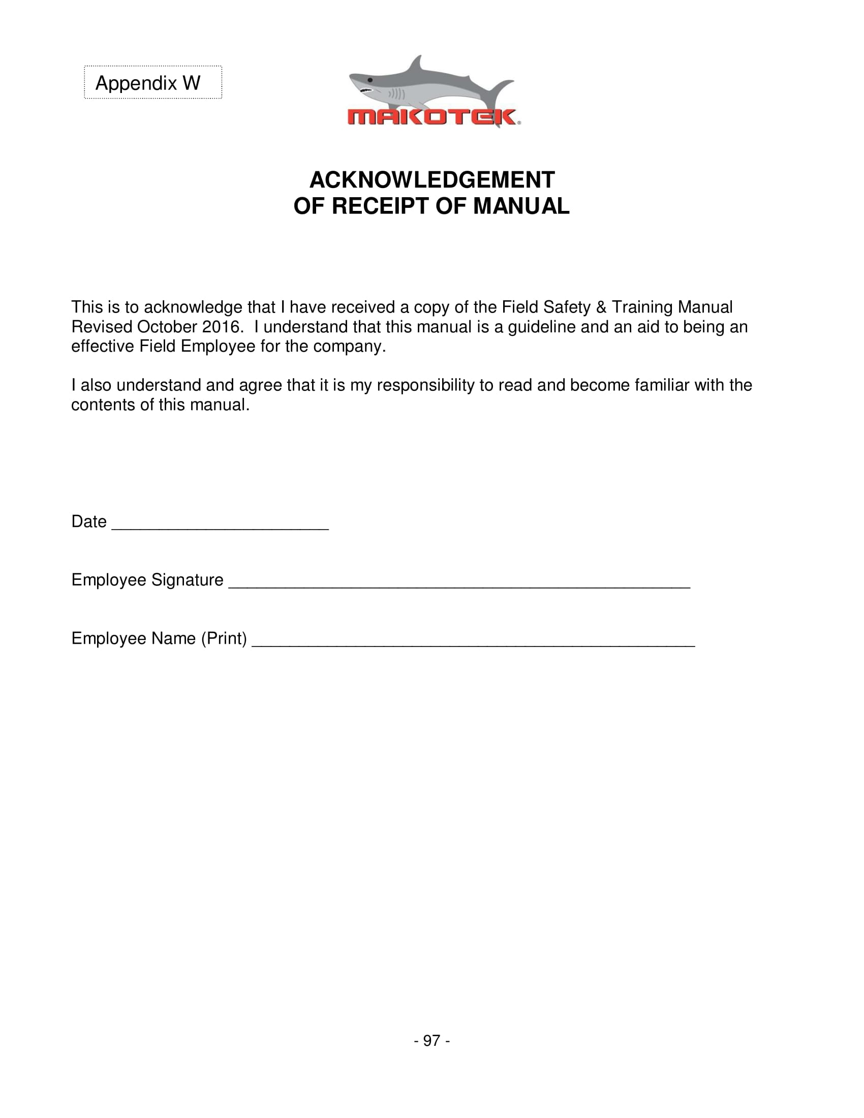 Free Training Acknowledgement Form Template Excel Sample Vrogue