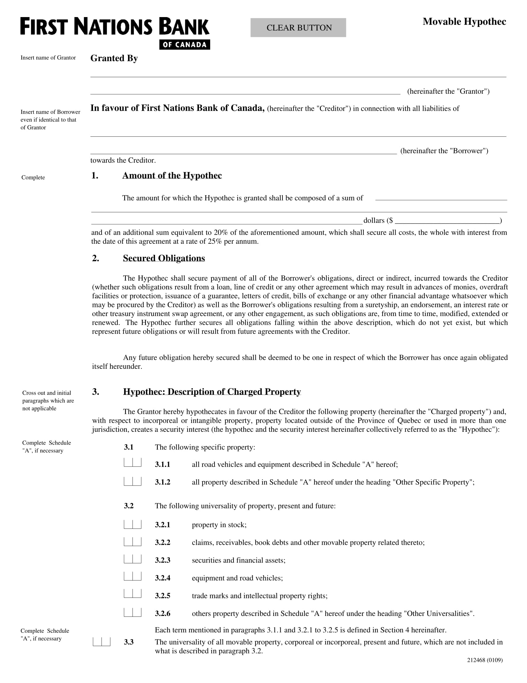 FREE 5+ Movable Hypothec Long Forms in PDF | MS Word
