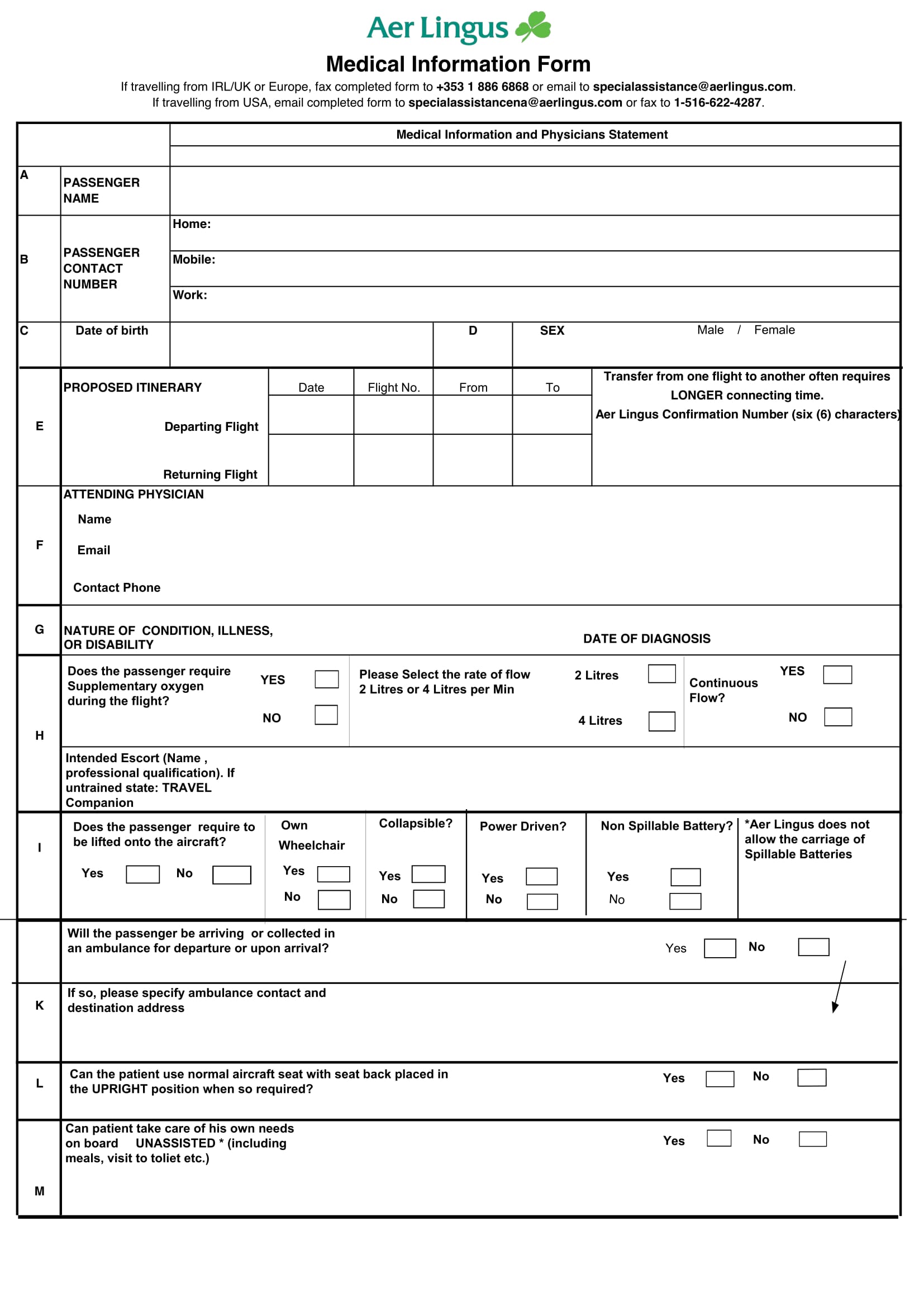 FREE 15+ Medical Information Forms in MS Word | PDF | Excel