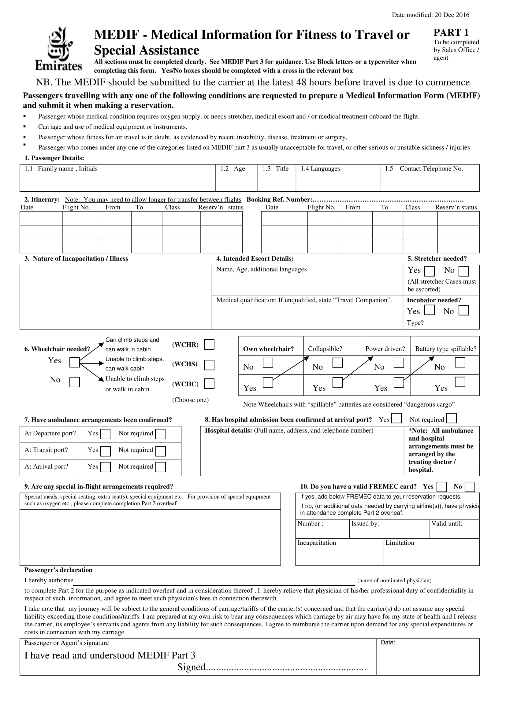 FREE 15+ Medical Information Forms in MS Word | PDF | Excel
