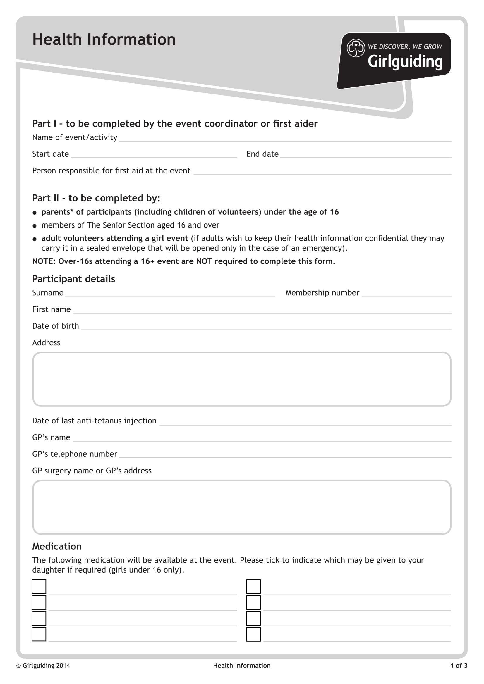 FREE 13+ Health Information Forms in MS Word | PDF