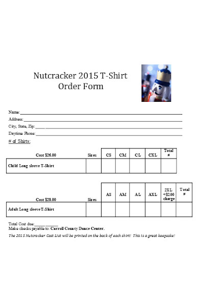 FREE 16+ Ticket Order Forms in PDF | MS Word | Excel