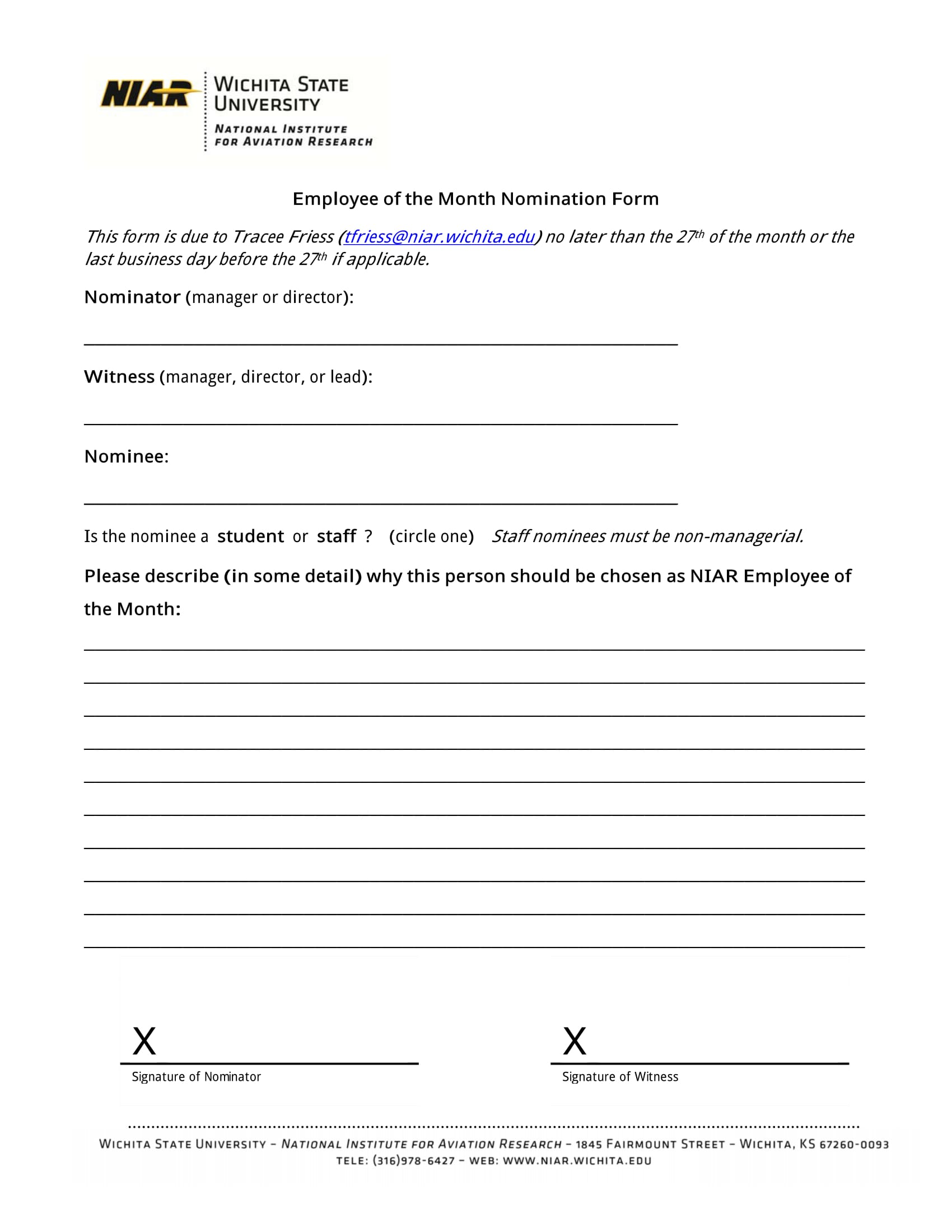 FREE 4+ Employee of the Month Voting Forms in PDF | MS Word