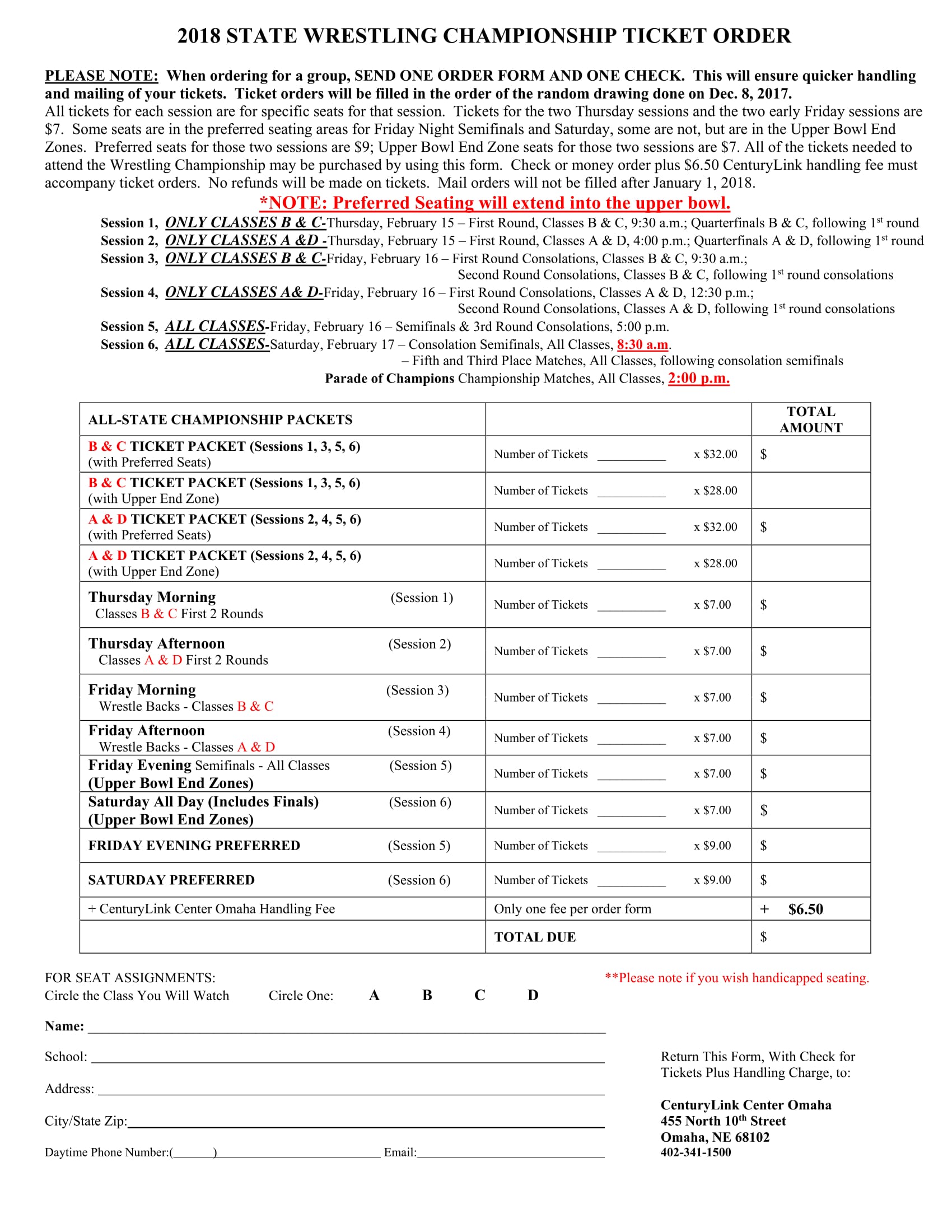 FREE 16+ Ticket Order Forms in PDF | MS Word | Excel