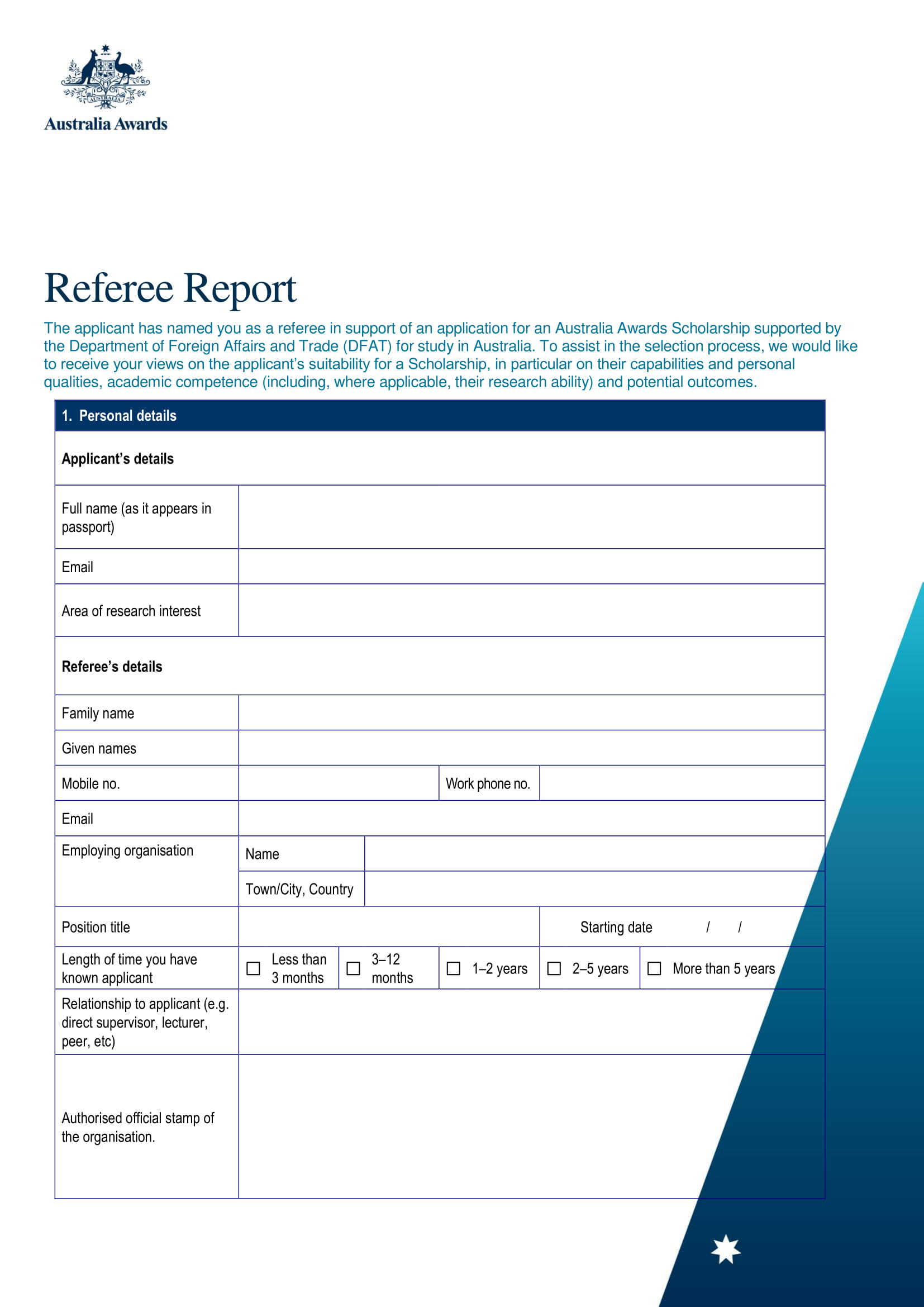 FREE 19+ Referee Report Form Samples, PDF, MS Word, Google Docs, Excel