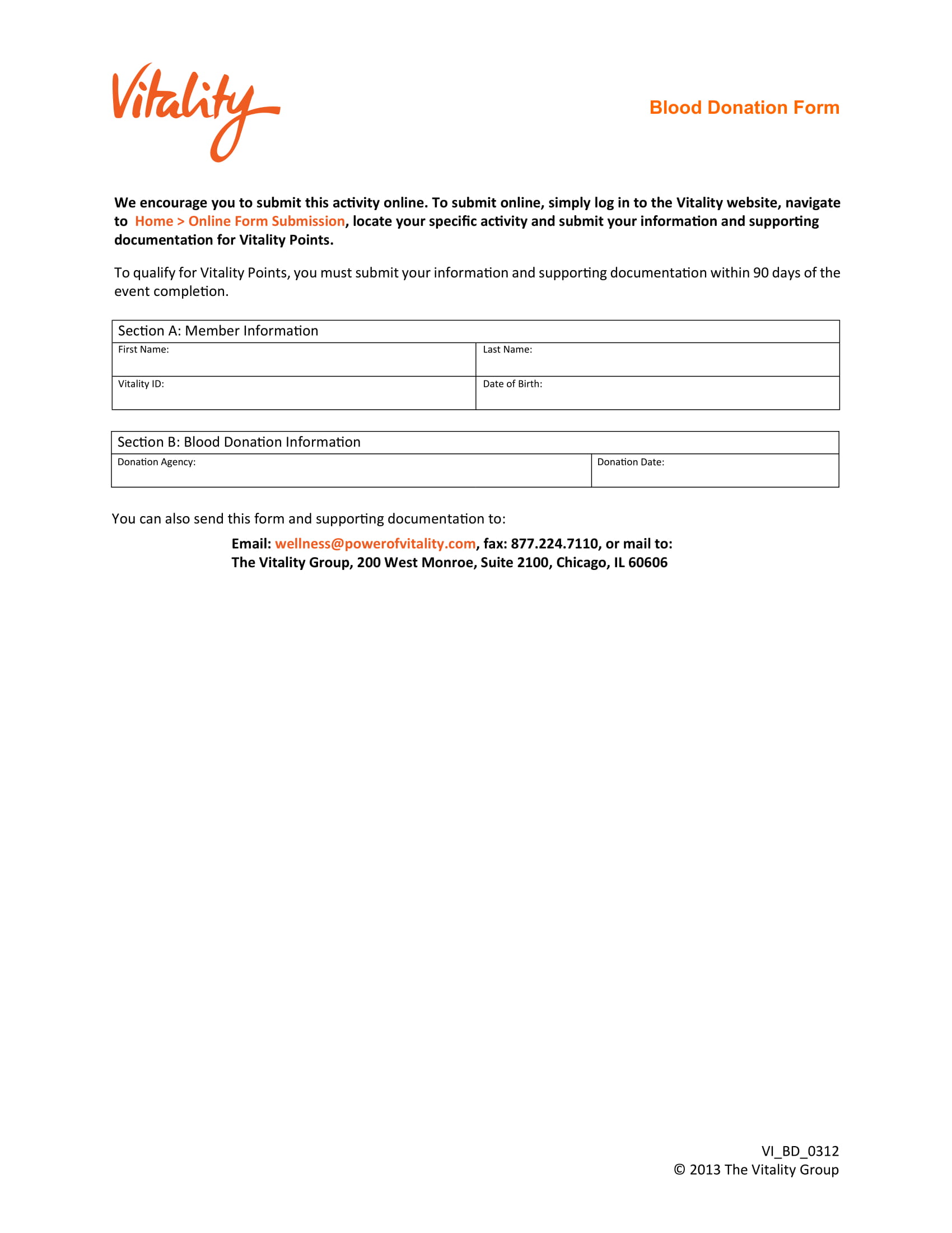 FREE 8+ Blood Donation Form Samples, PDF, MS Word, Google Docs