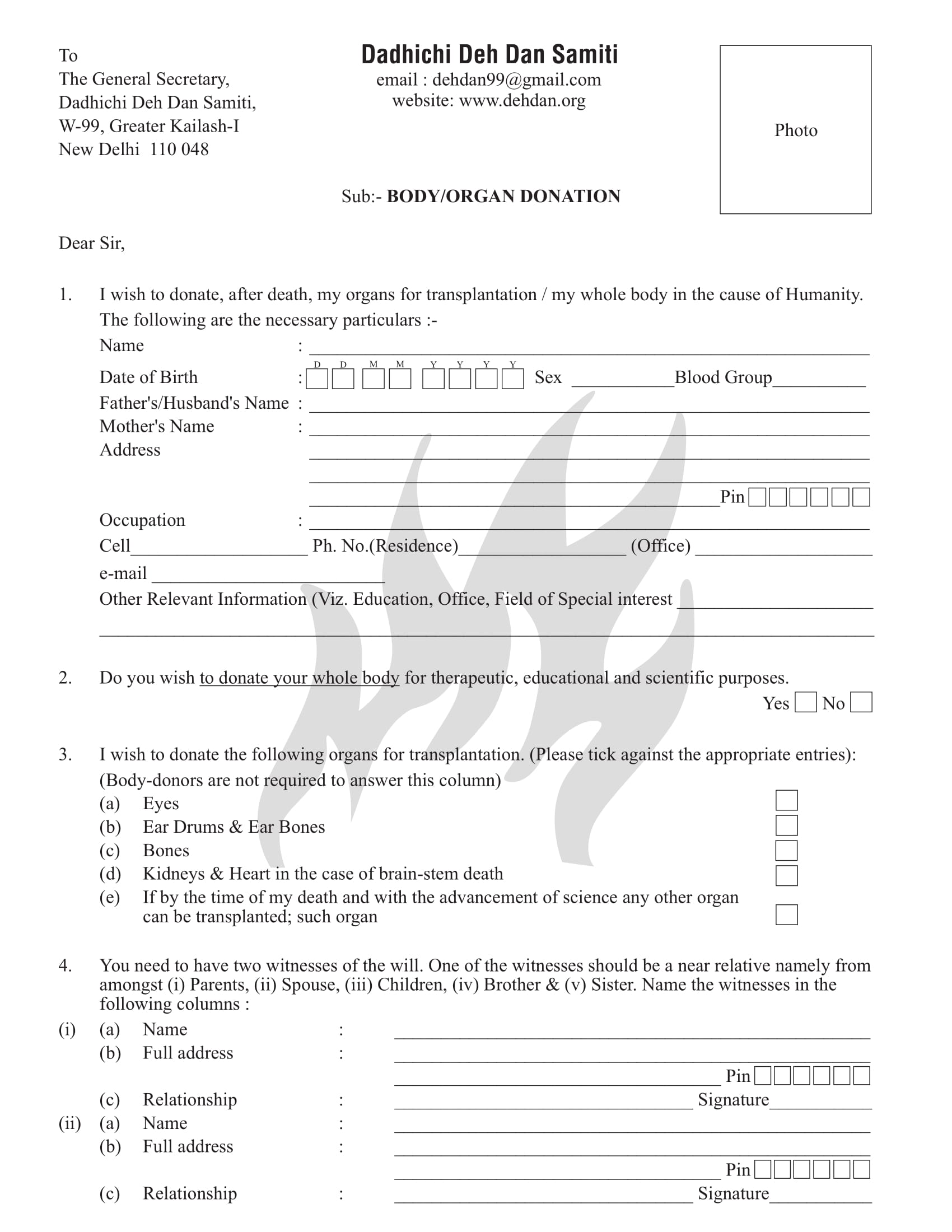 FREE 36+ Donation Forms in PDF | MS Word | Excel