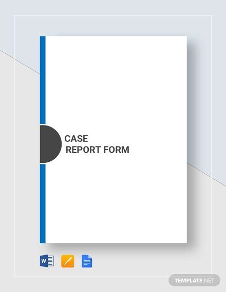 FREE 15+ Case Report Forms in PDF | MS Word
