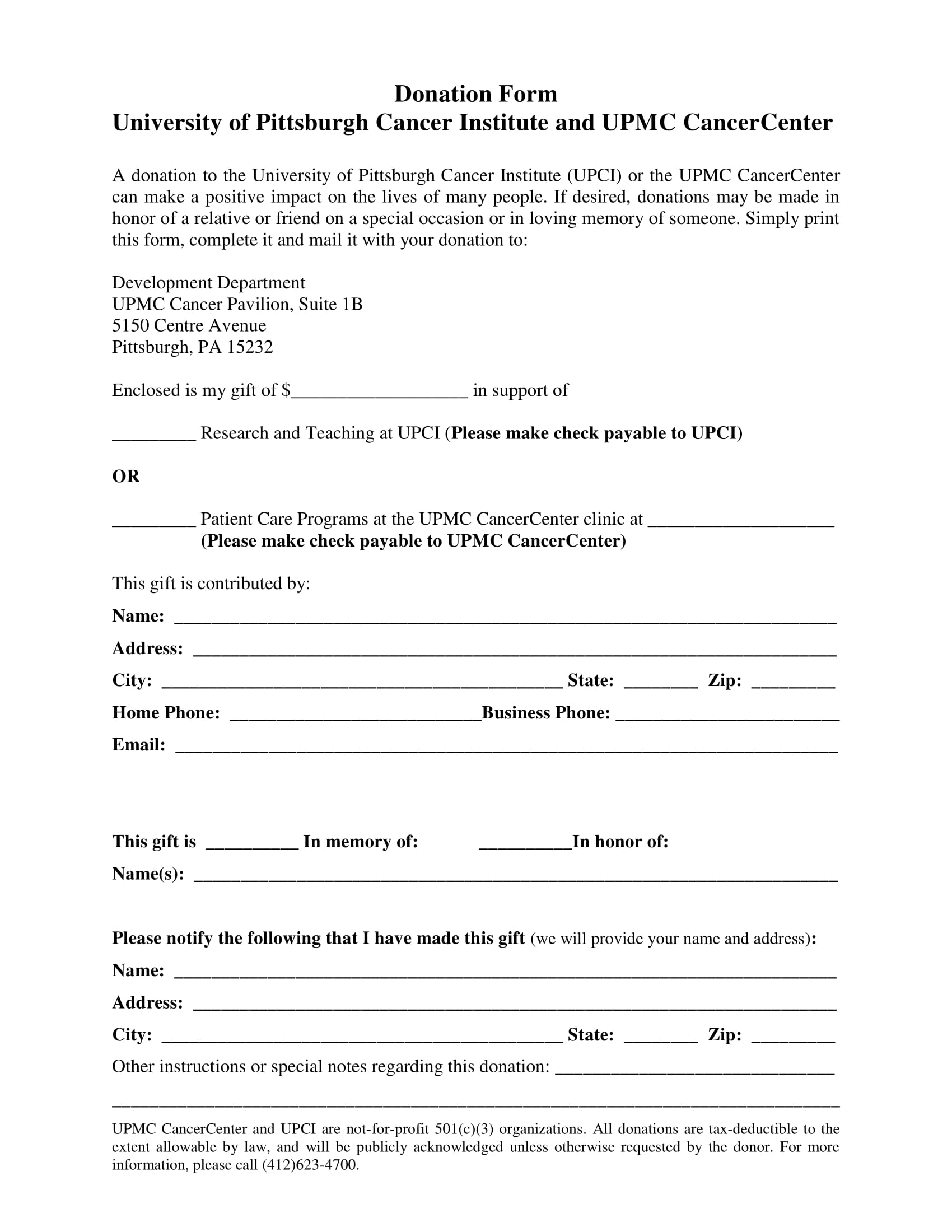 FREE 36+ Donation Forms in PDF | MS Word | Excel