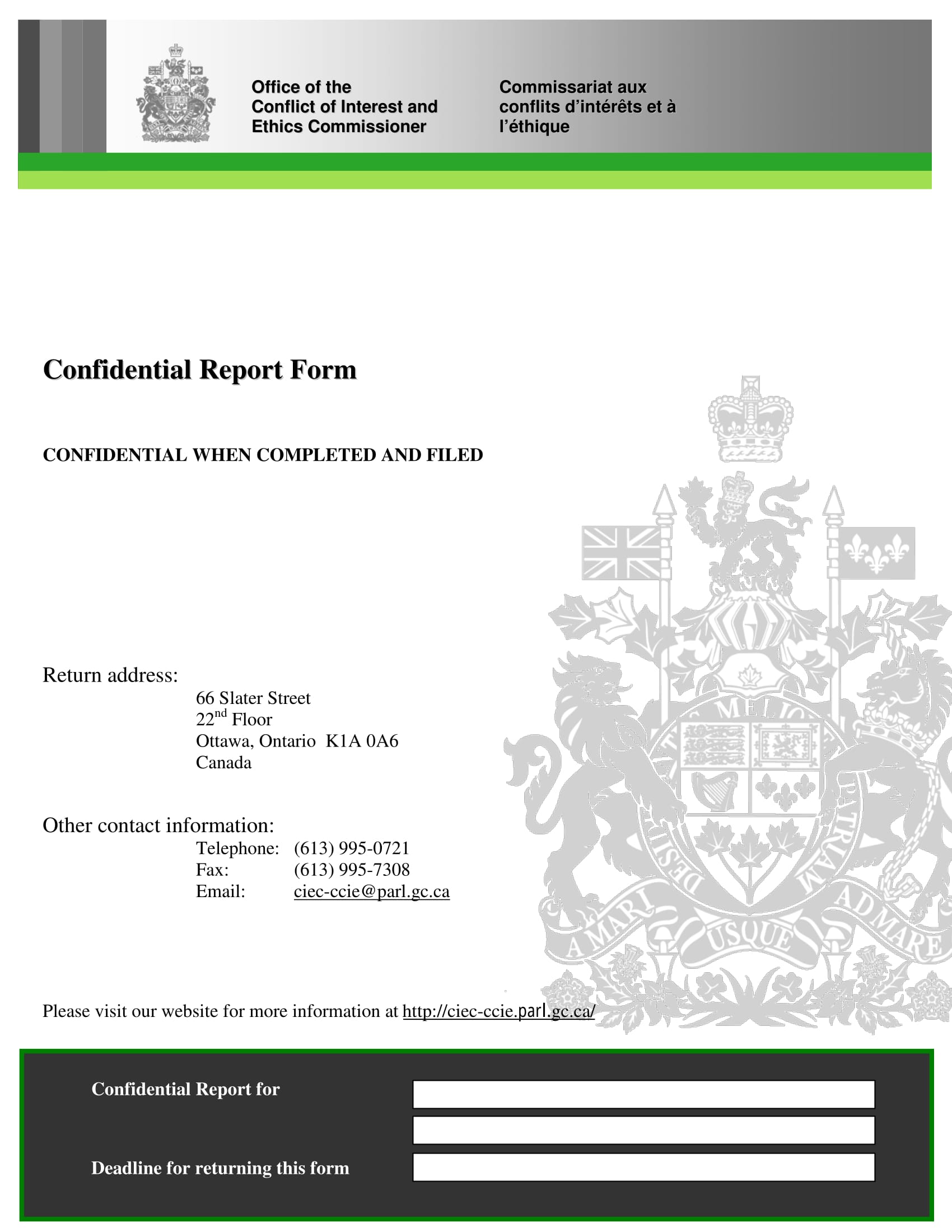 FREE 11+ Confidential Report Form Samples, PDF, MS Word, Google Docs