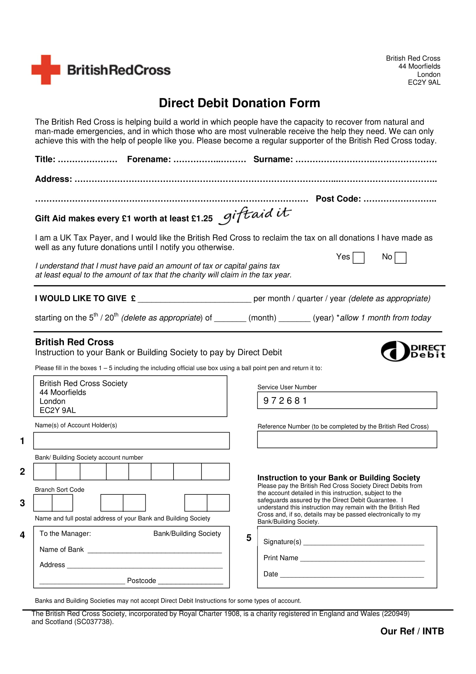 FREE 36+ Donation Forms in PDF | MS Word | Excel