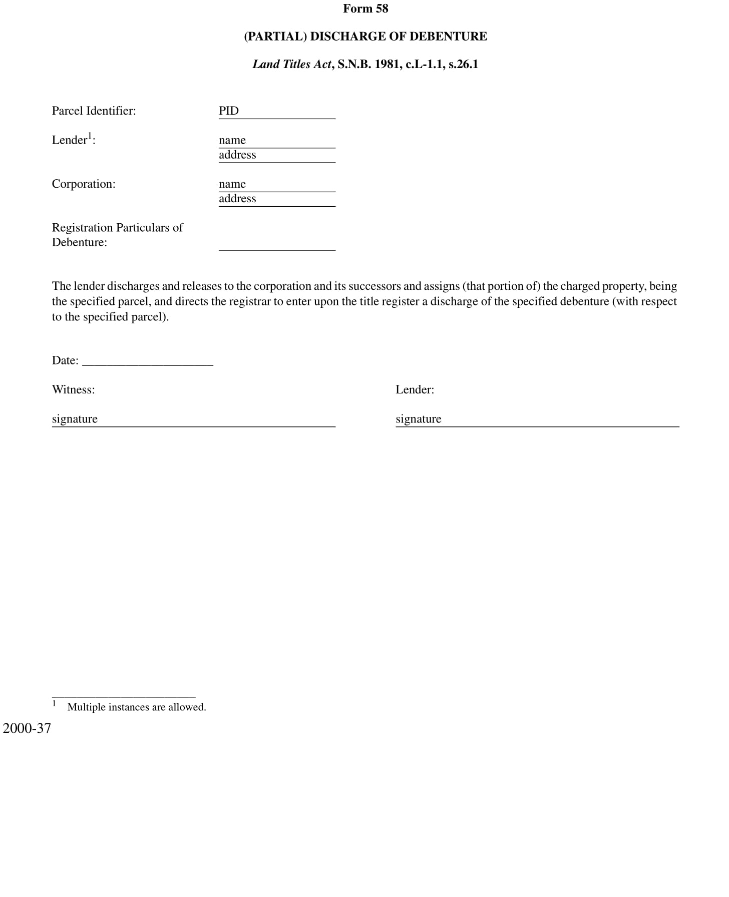 FREE 5+ Debenture Short Forms in PDF