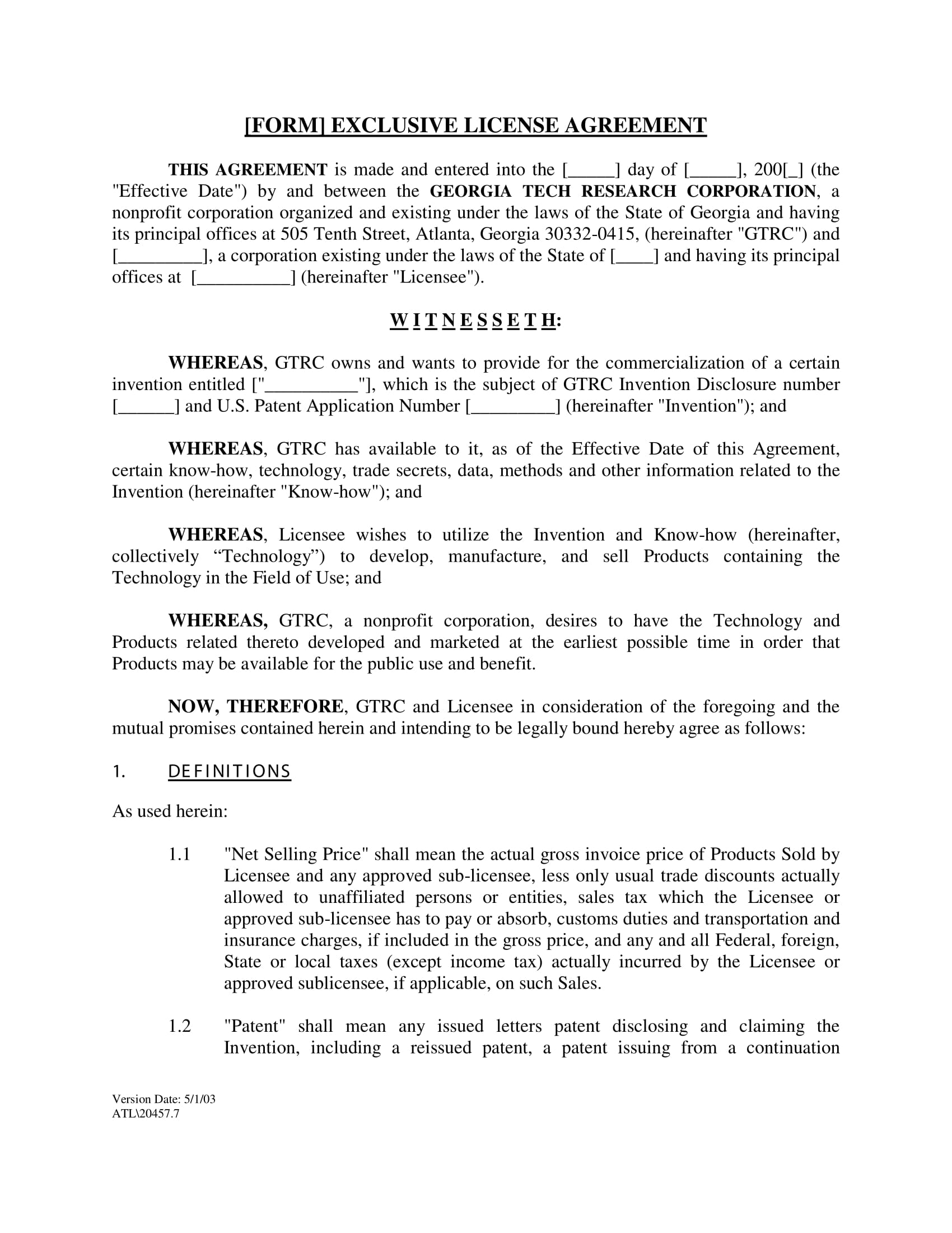 FREE 5+ License Agreement Long Forms in PDF | MS Word