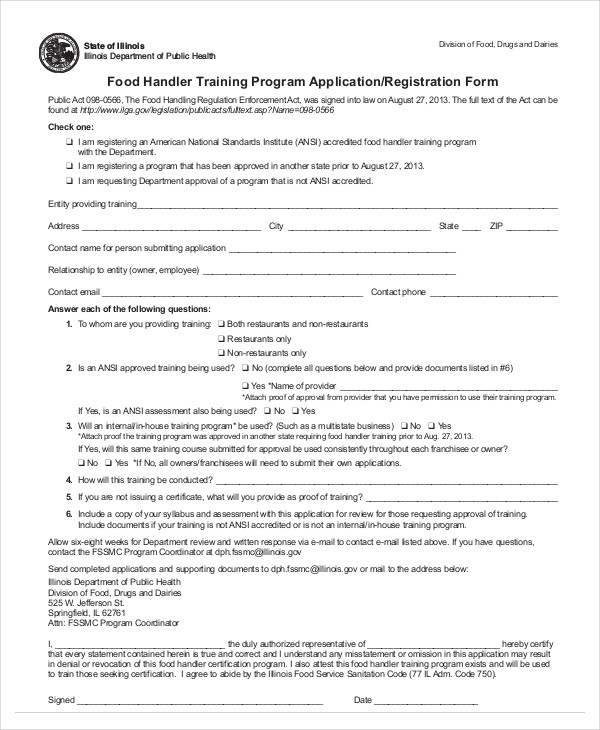 FREE 11+ Restaurant Training Form Samples, PDF, MS Word, Google Docs