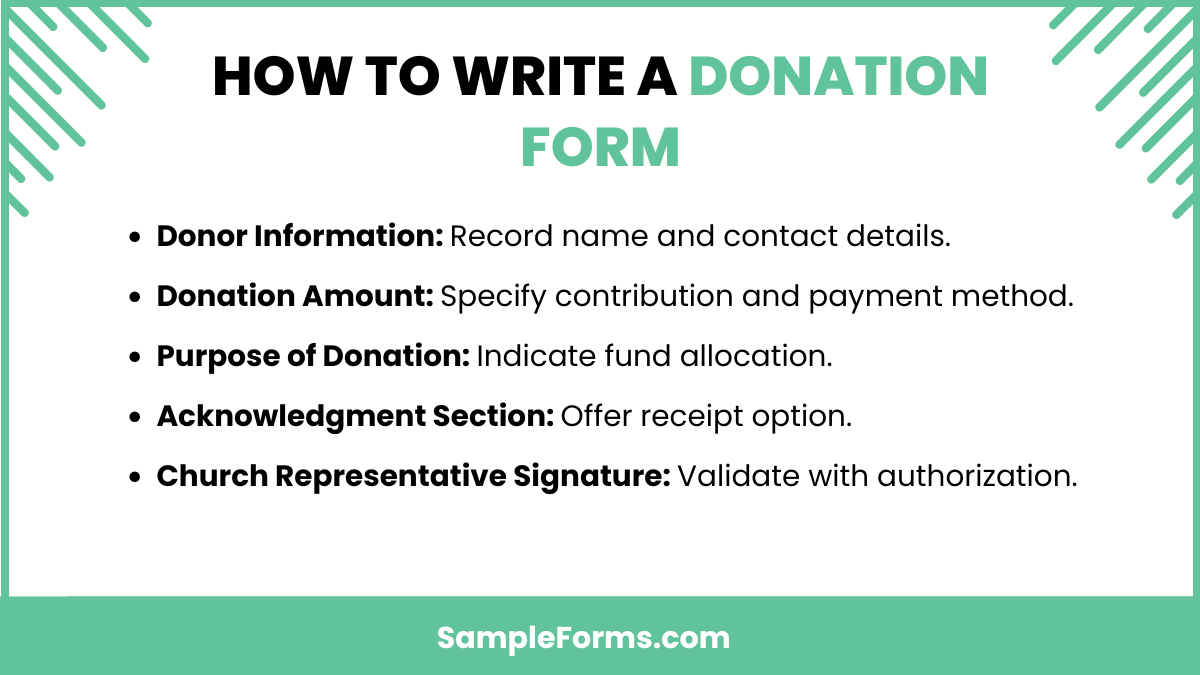 FREE 9+ Church Donation Form Samples, PDF, MS Word, Google Docs, Excel