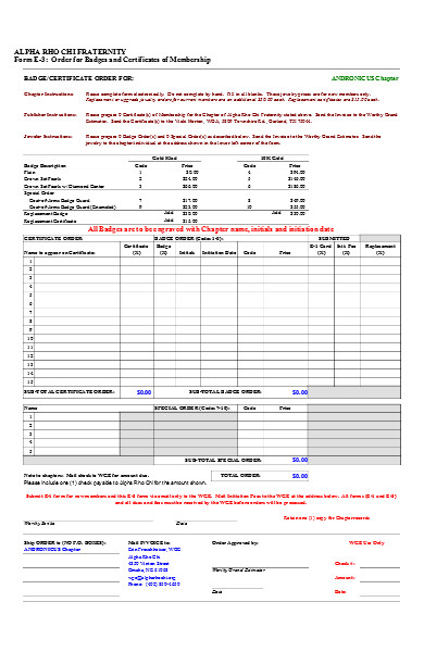 FREE 6+ Jewelry Order Forms in PDF | MS Word | Excel