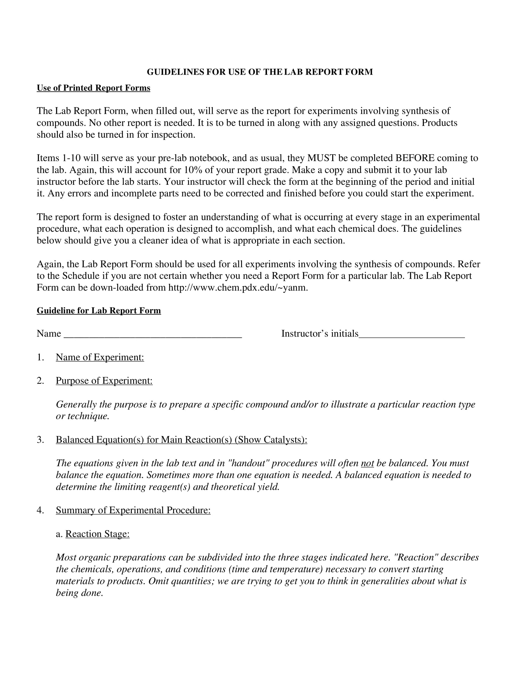 FREE 15+ Laboratory Report Form Samples, PDF, MS Word, Google Docs