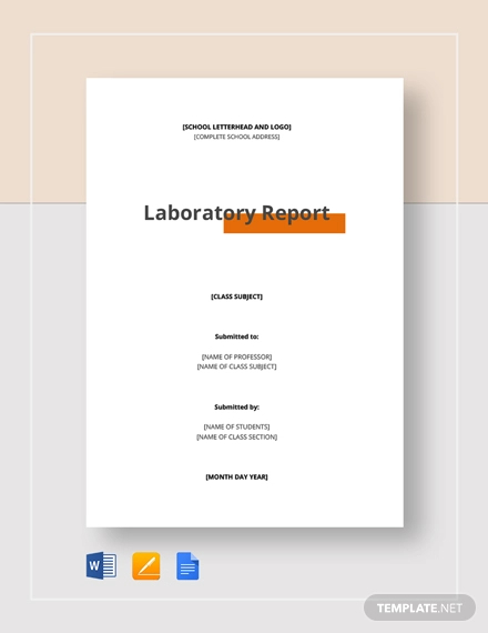 FREE 15+ Laboratory Report Form Samples, PDF, MS Word, Google Docs
