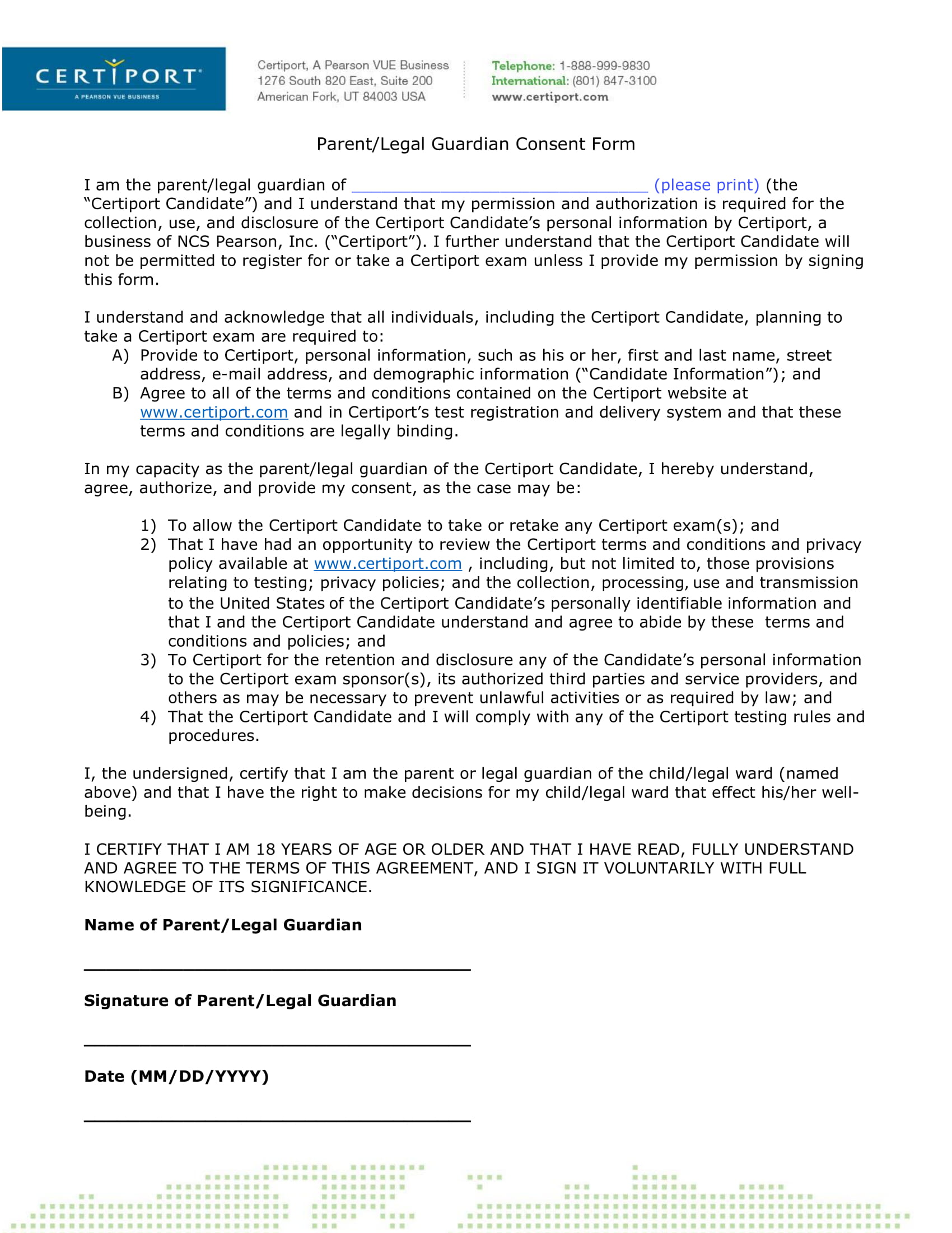 FREE 14+ Legal Consent Forms in MS Word | PDF