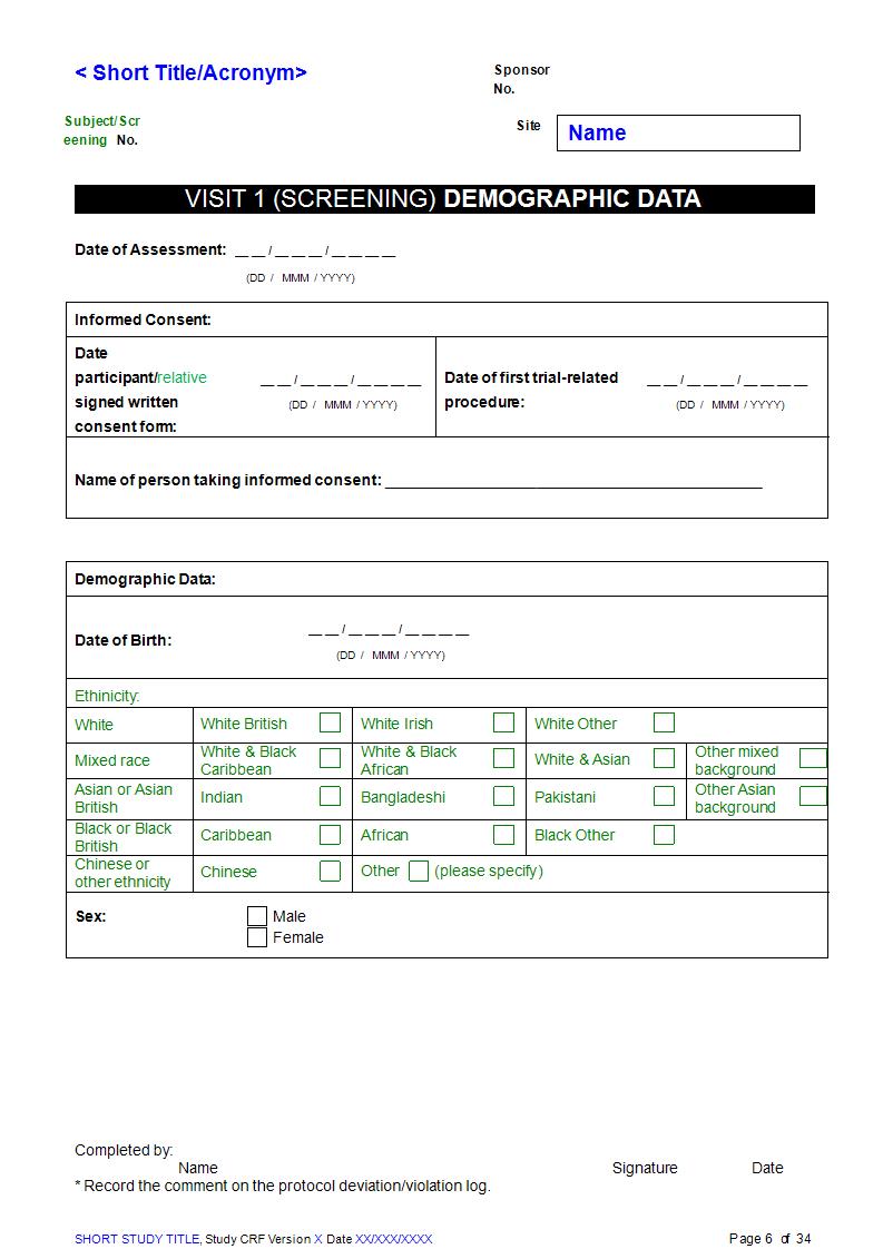 FREE 15+ Case Report Forms in PDF | MS Word