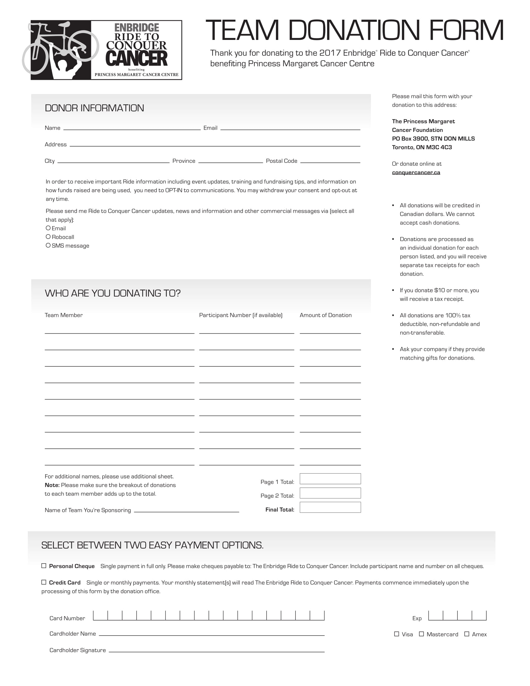 FREE 36+ Donation Forms in PDF | MS Word | Excel