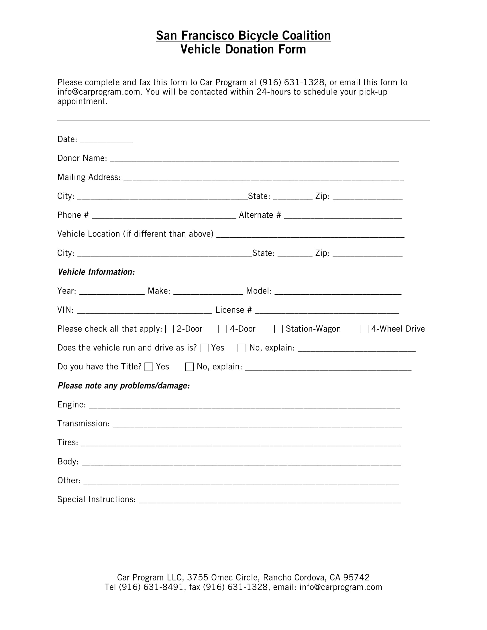 FREE 36+ Donation Forms in PDF | MS Word | Excel