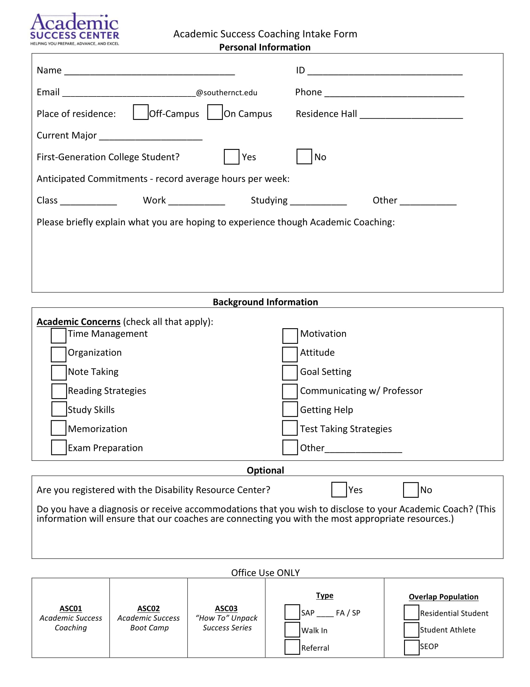 FREE 14+ Coaching Intake Form Samples, PDF, MS Word, Google Docs